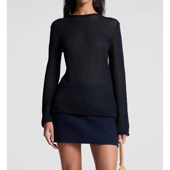 A.L.C. | Sweaters | New Alc Ash Open Knit Sweater In Midnight | Poshmark